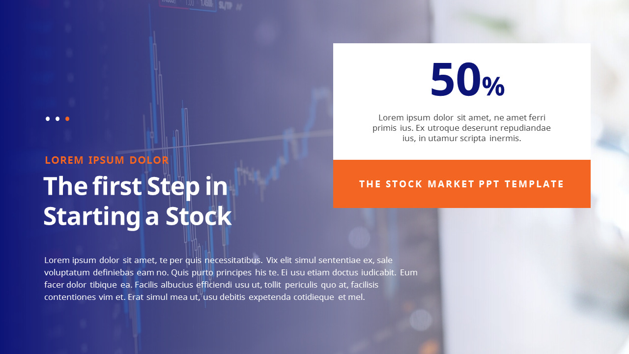 The Stock Market template powerpoint