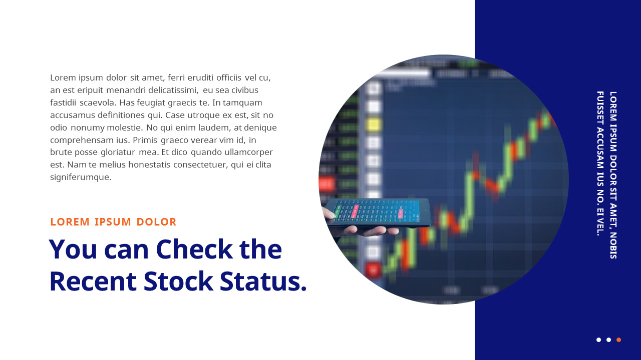The Stock Market template powerpoint