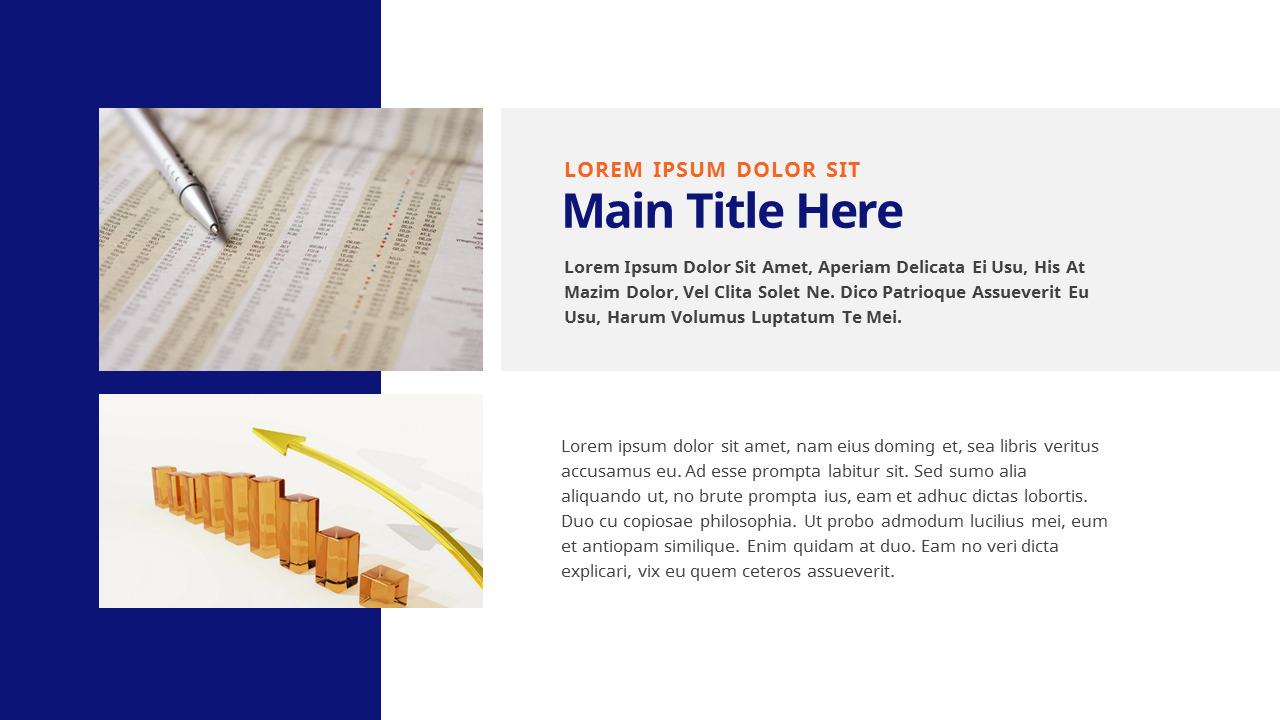 The Stock Market template powerpoint