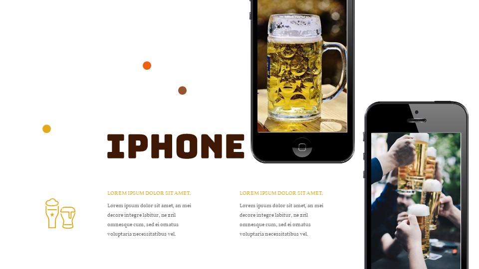 Beer Night Party Google Presentation Slides|Food