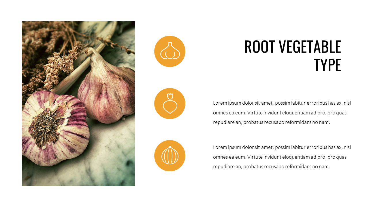 Root Vegetable Google Slides Presentation Templates|Lifestyle