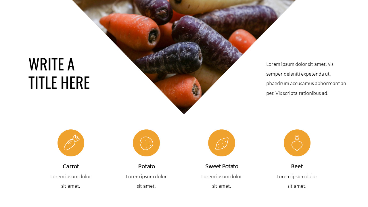 Root Vegetable Google Slides Presentation Templates|Lifestyle