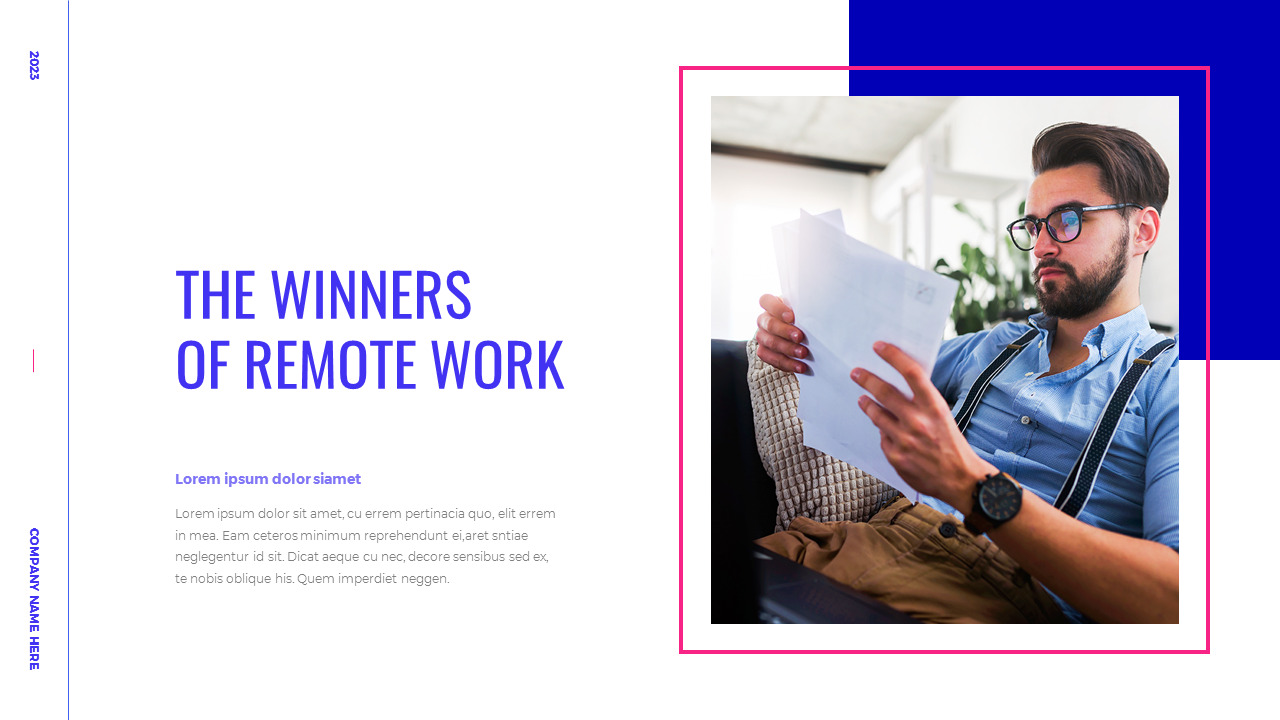 Enhance Remote Work Presentation Google Slides Templates
