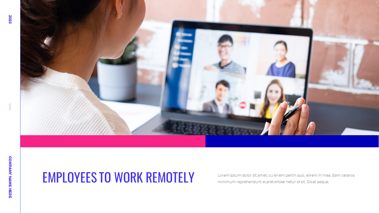 Enhance Remote Work Presentation Google Slides Templates