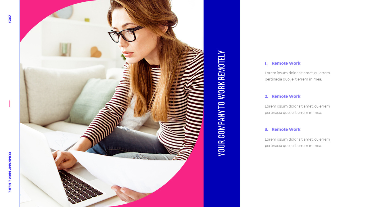 Enhance Remote Work Presentation Google Slides Templates