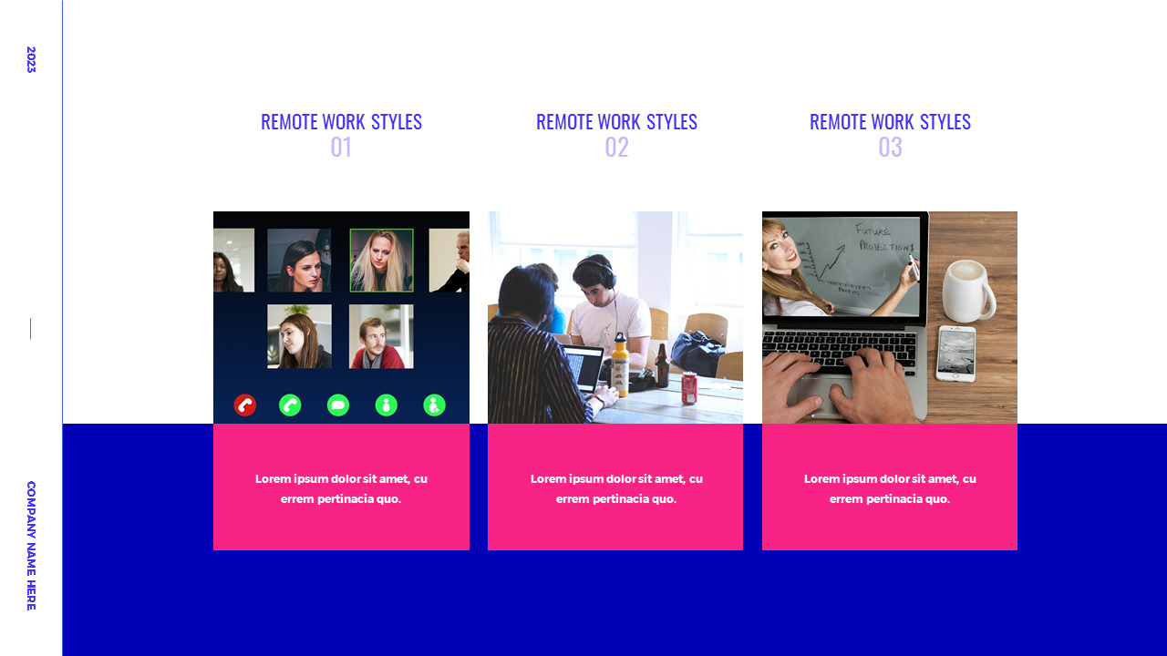 Enhance Remote Work Presentation Google Slides Templates