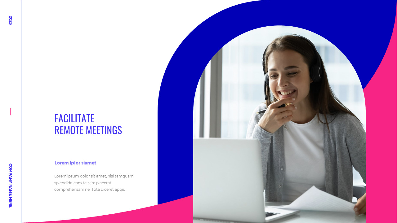 Enhance Remote Work Presentation Google Slides Templates