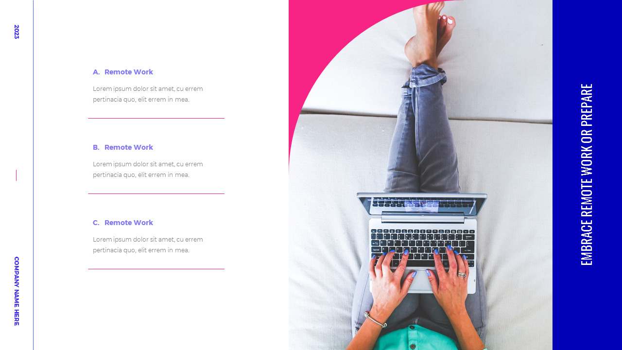 Enhance Remote Work Presentation Google Slides Templates