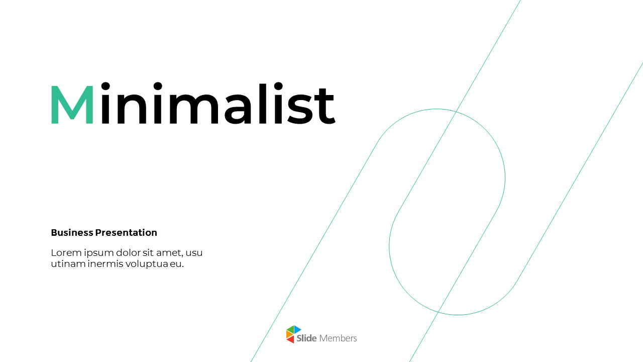 Minimalist Design Business company profile template design
