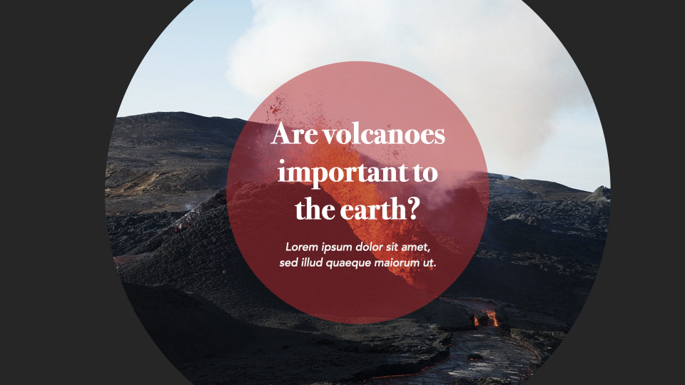 Volcano keynote theme|Lifestyle