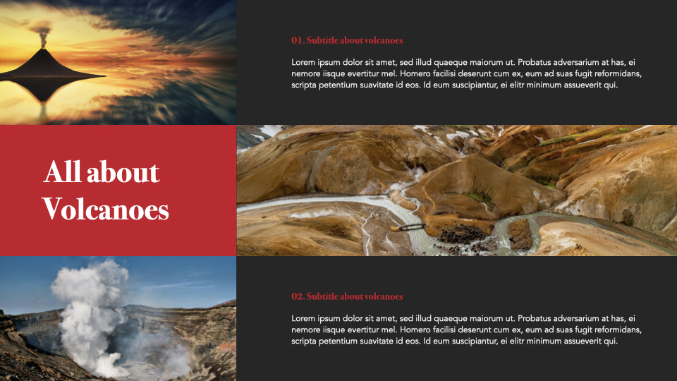 Volcano keynote theme|Lifestyle