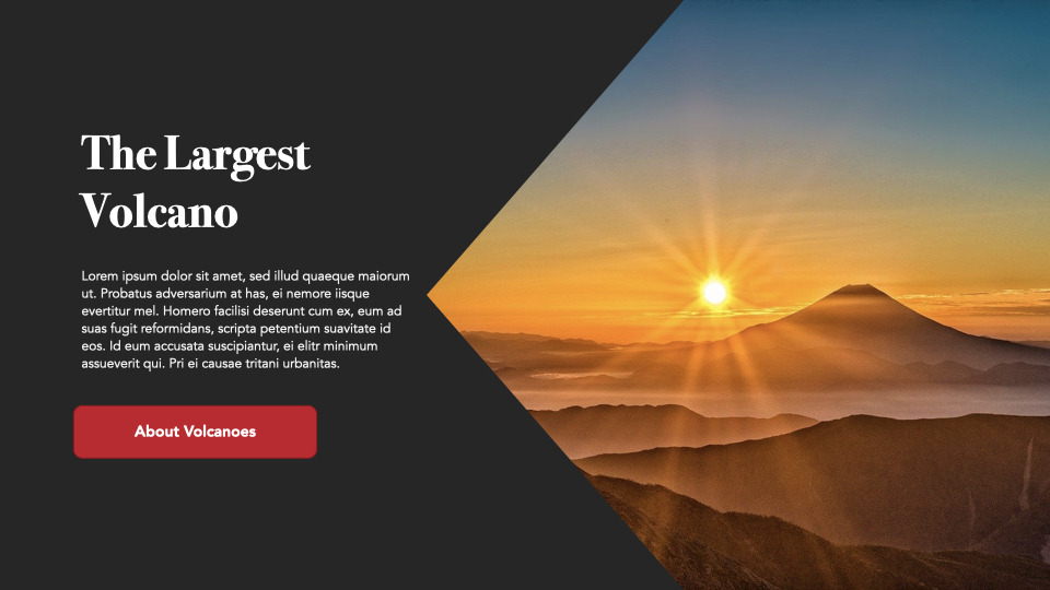 Volcano keynote theme|Lifestyle