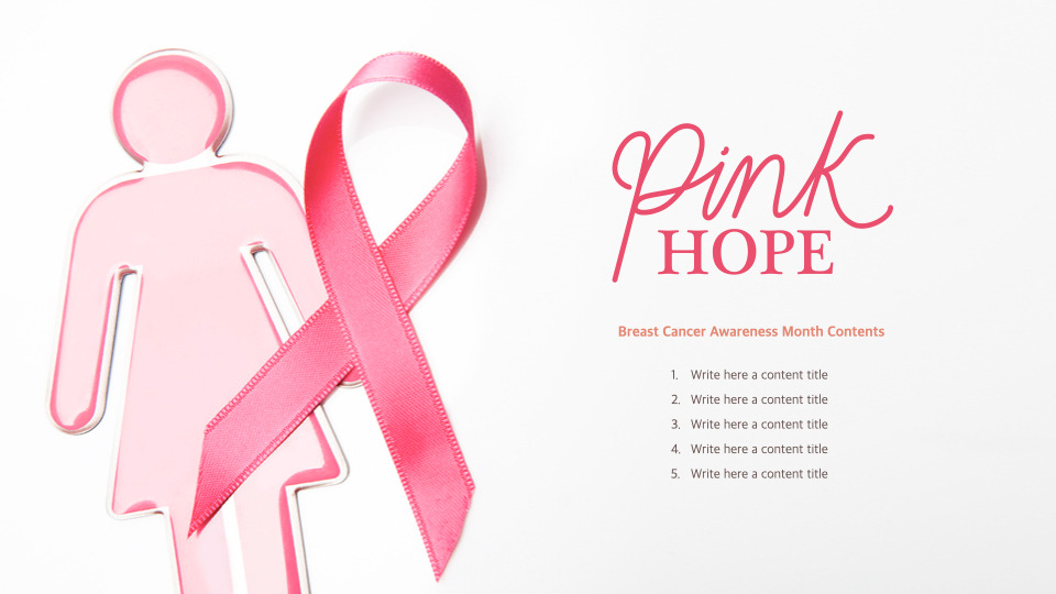 Breast Cancer Awareness Month Keynote Examples