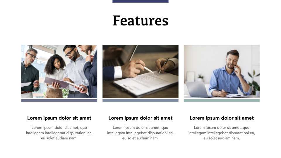 Business Group Plan Simple Keynote Examples