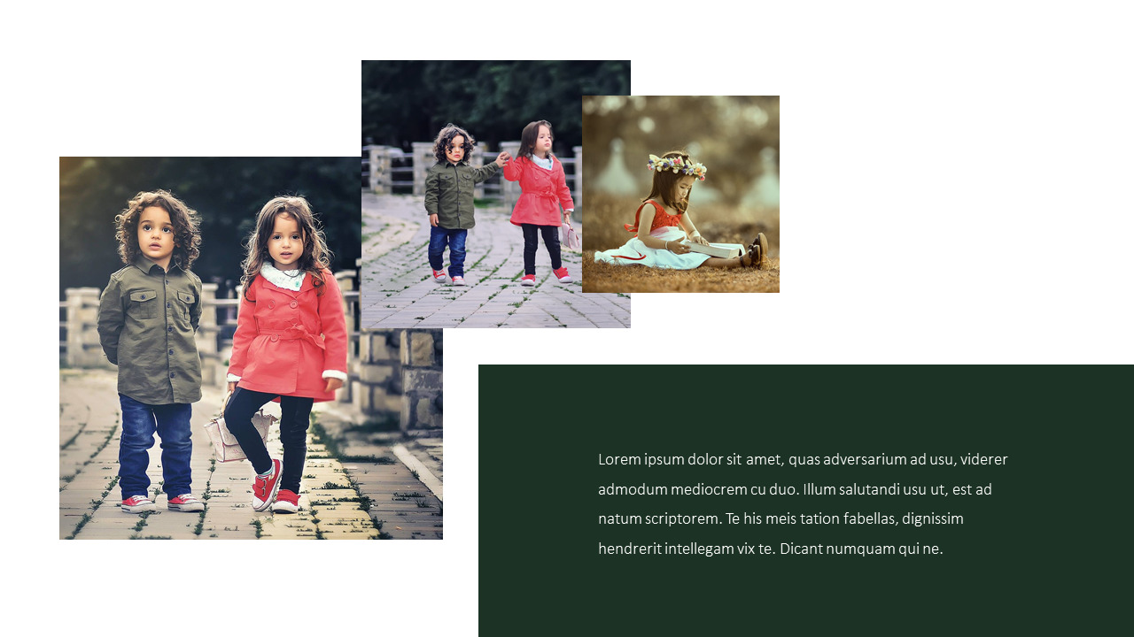 Child Model PowerPoint Backgrounds|Lifestyle|Templates