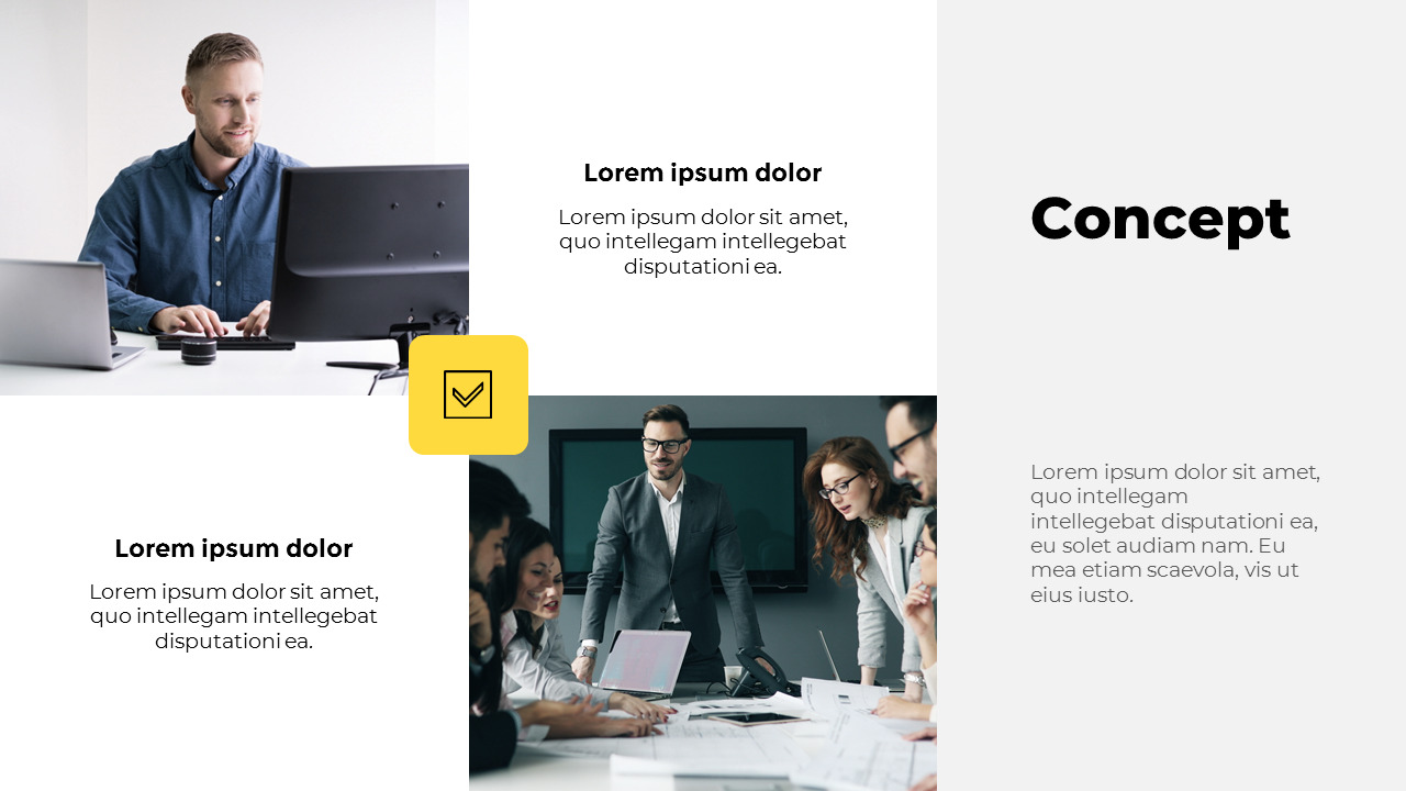 Creativo moderno simple Tabla de contenido de PowerPoint