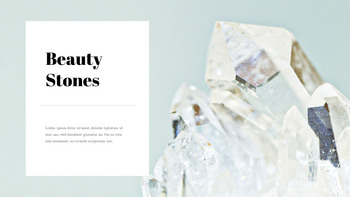 Stone Art Simple PowerPoint Design|Lifestyle|Templates