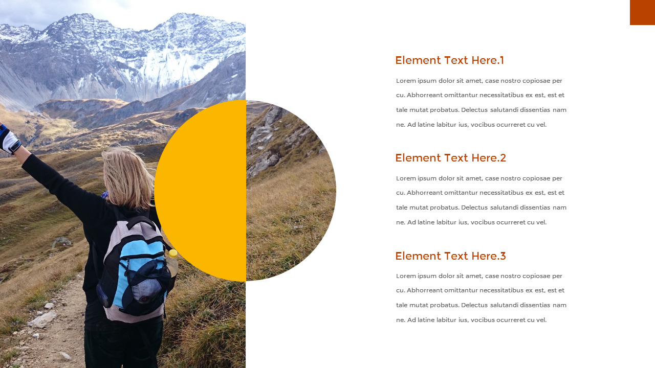Autumn Mountain Simple Presentation Google Slides Template|Lifestyle