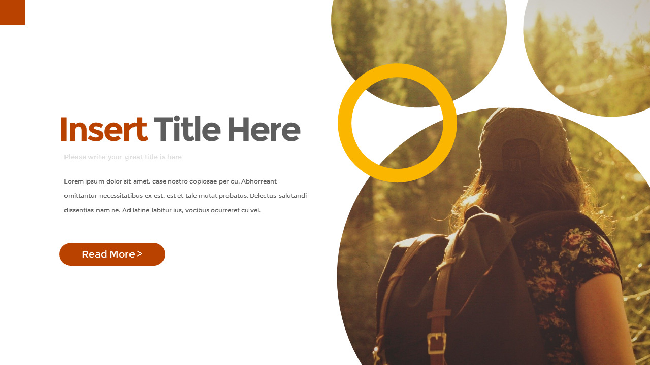 Autumn Mountain Simple Presentation Google Slides Template|Lifestyle