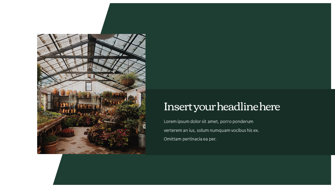 Greenhouse Templates Design|Lifestyle|PPT