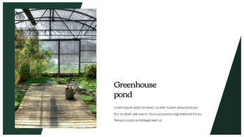Greenhouse Templates Design|Lifestyle|PPT