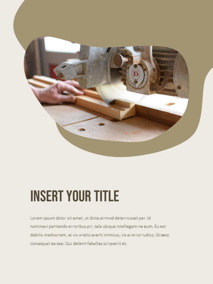 House Construction & Carpentry team presentation template