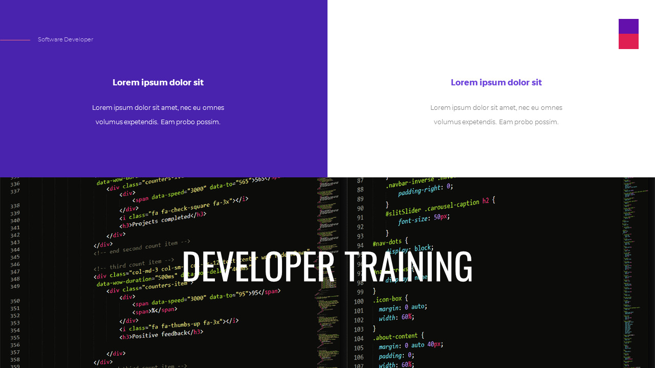 Software Developer Presentation Google Slides Templates
