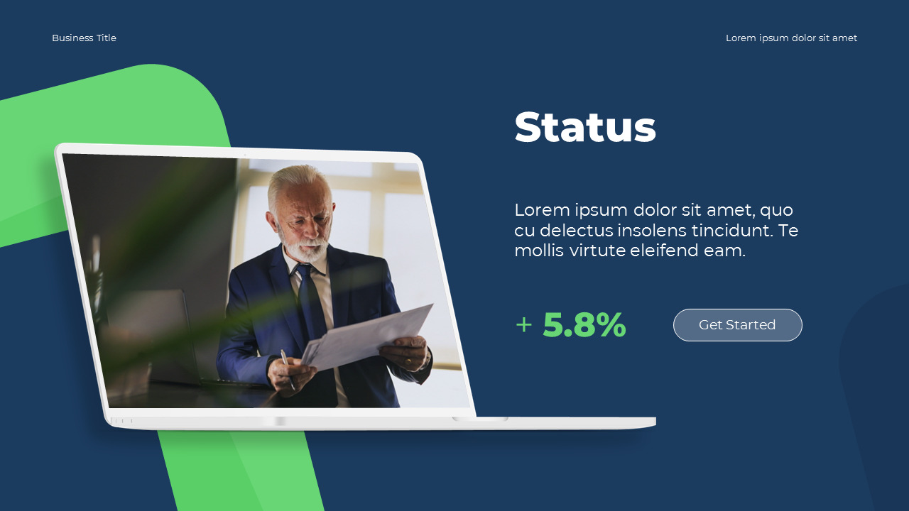 Start Business Pitch pitch presentation template