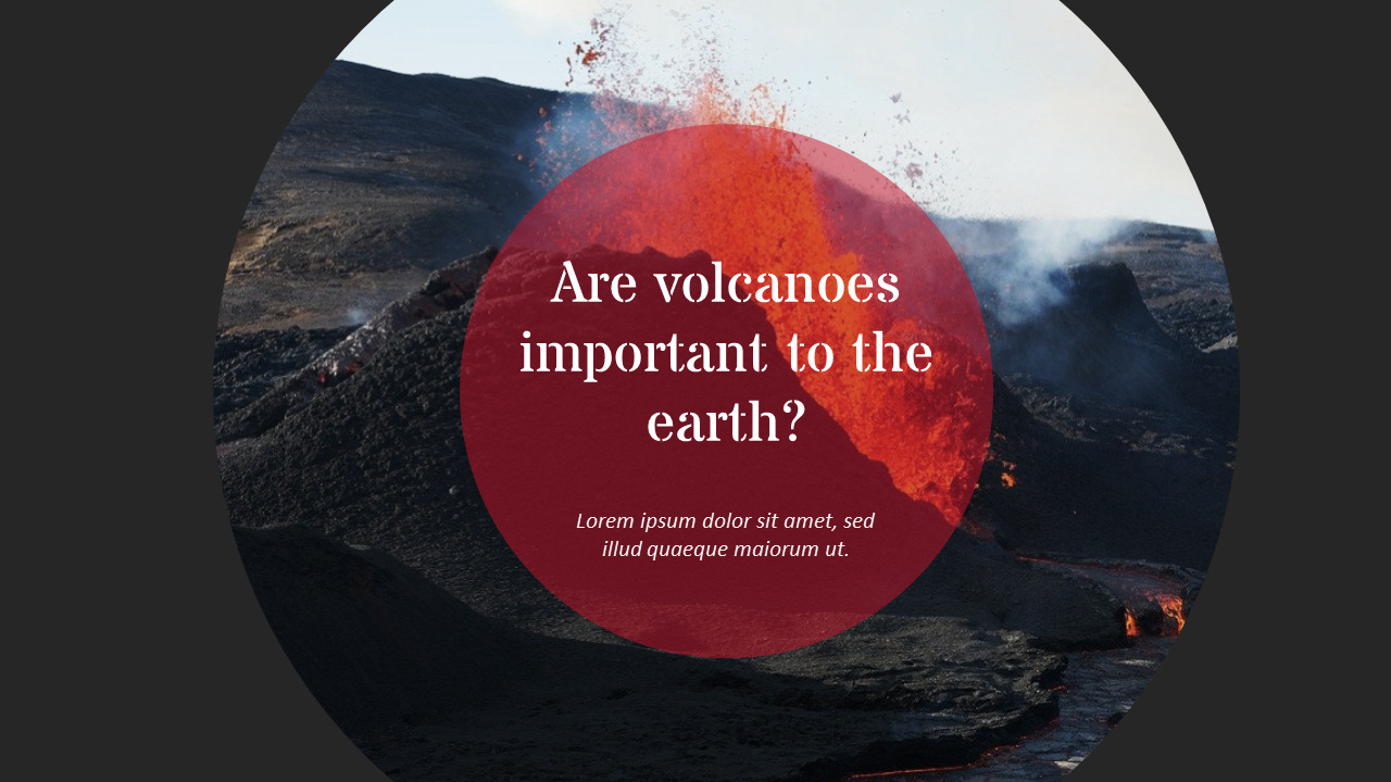Volcano company profile ppt template|Lifestyle|Google Slides