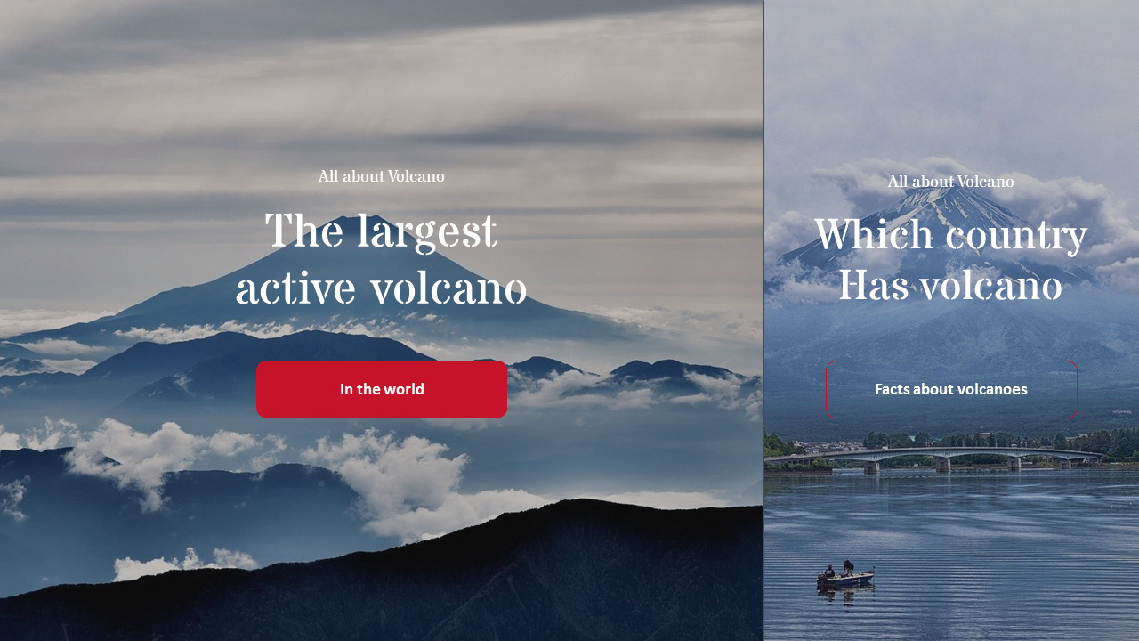 Volcano company profile ppt template|Lifestyle|Google Slides