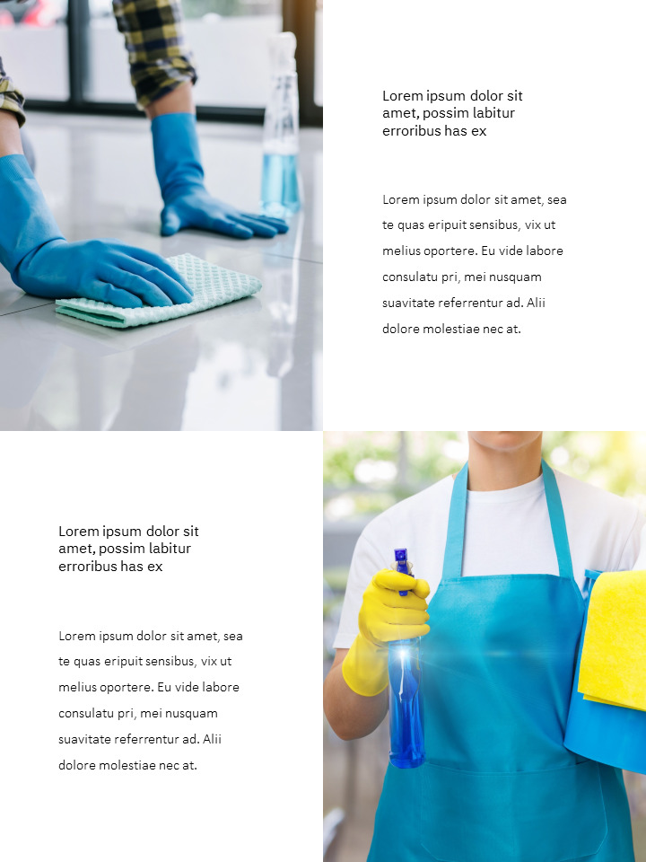 Cleaning Service Company Easy Google Slides Template