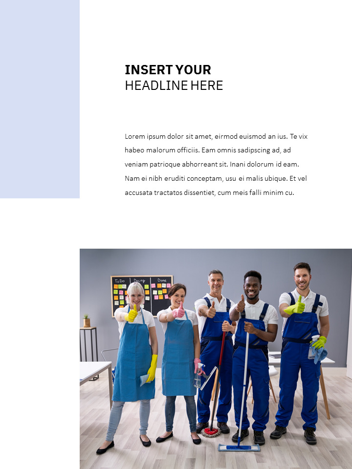Cleaning Service Company Easy Google Slides Template