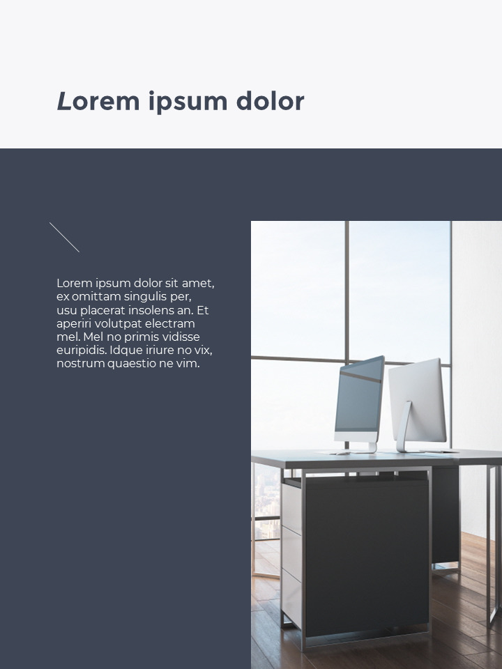 Graphic Design Agency Portfolio company profile template design