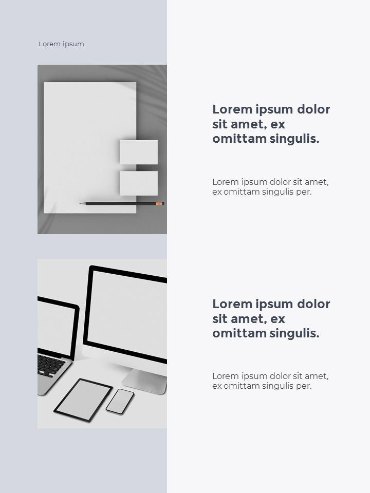 Graphic Design Agency Portfolio company profile template design