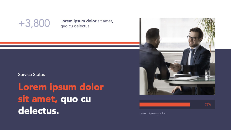 Strip Design Business Pitch Deck PPT Keynote