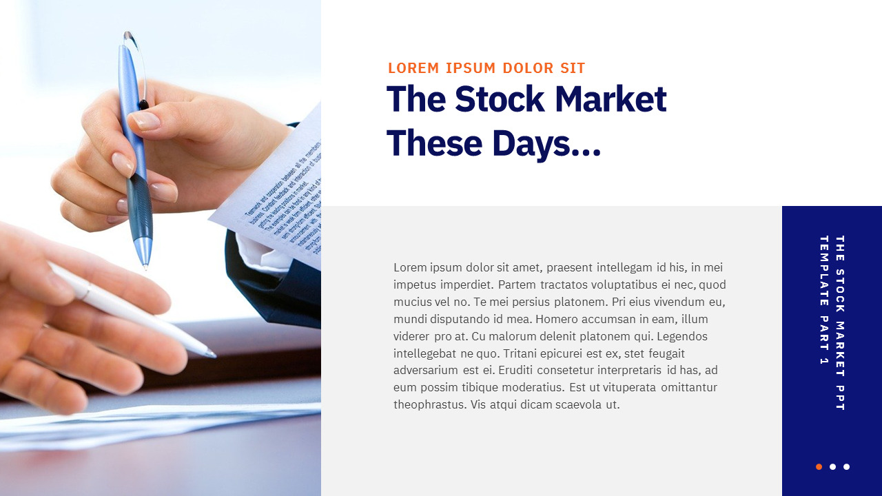 The Stock Market presentation slide