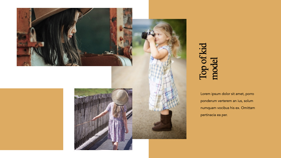 Child Model keynote template|Lifestyle