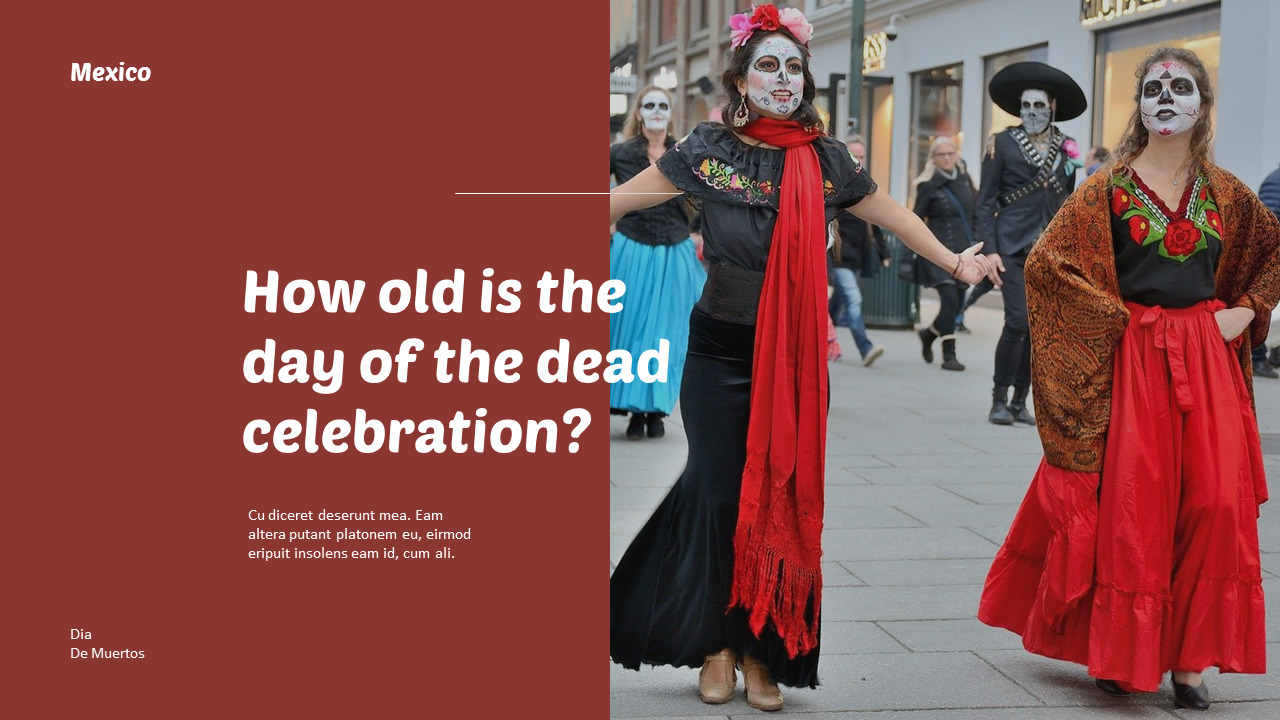Day of the Dead Best PPT Templates|Lifestyle