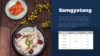 Korean Cuisine PowerPoint Template