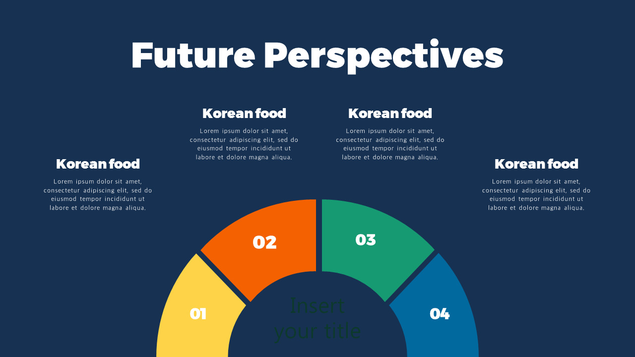 Korean Food template powerpoint