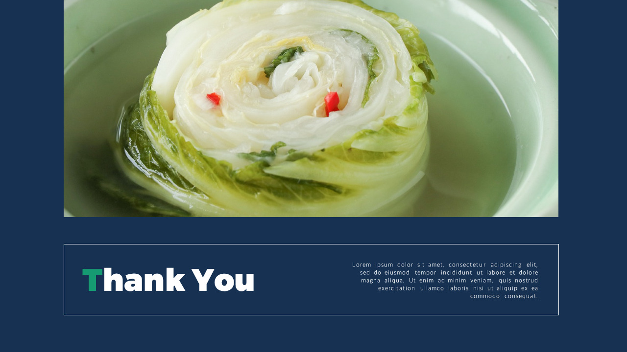 Korean Food template powerpoint