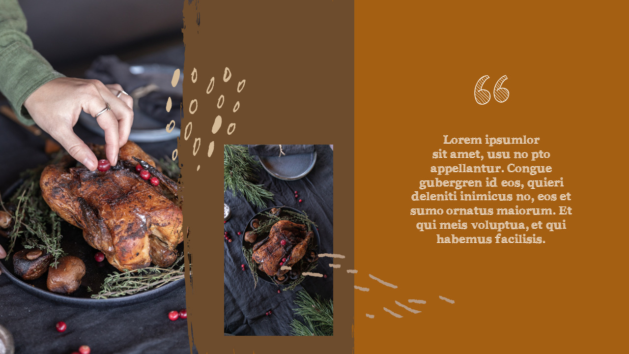 Thanksgiving Day with Family Presentation PowerPoint