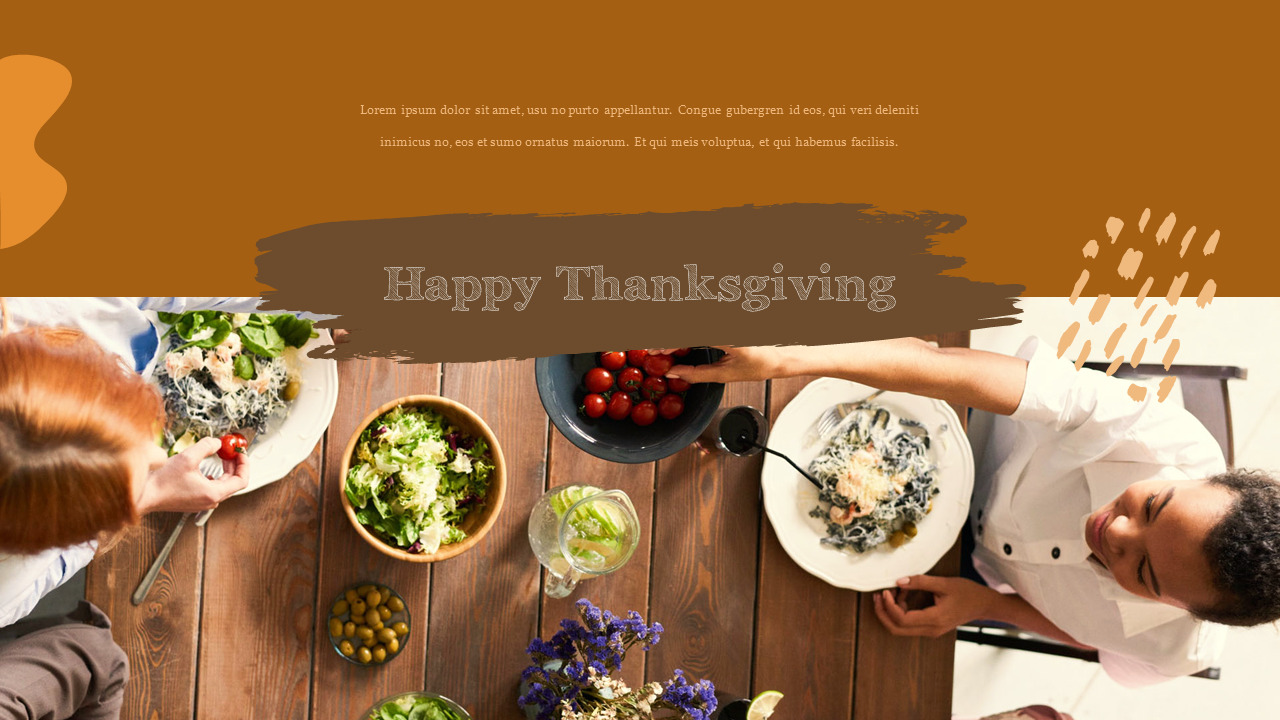 Thanksgiving Day with Family Presentation PowerPoint
