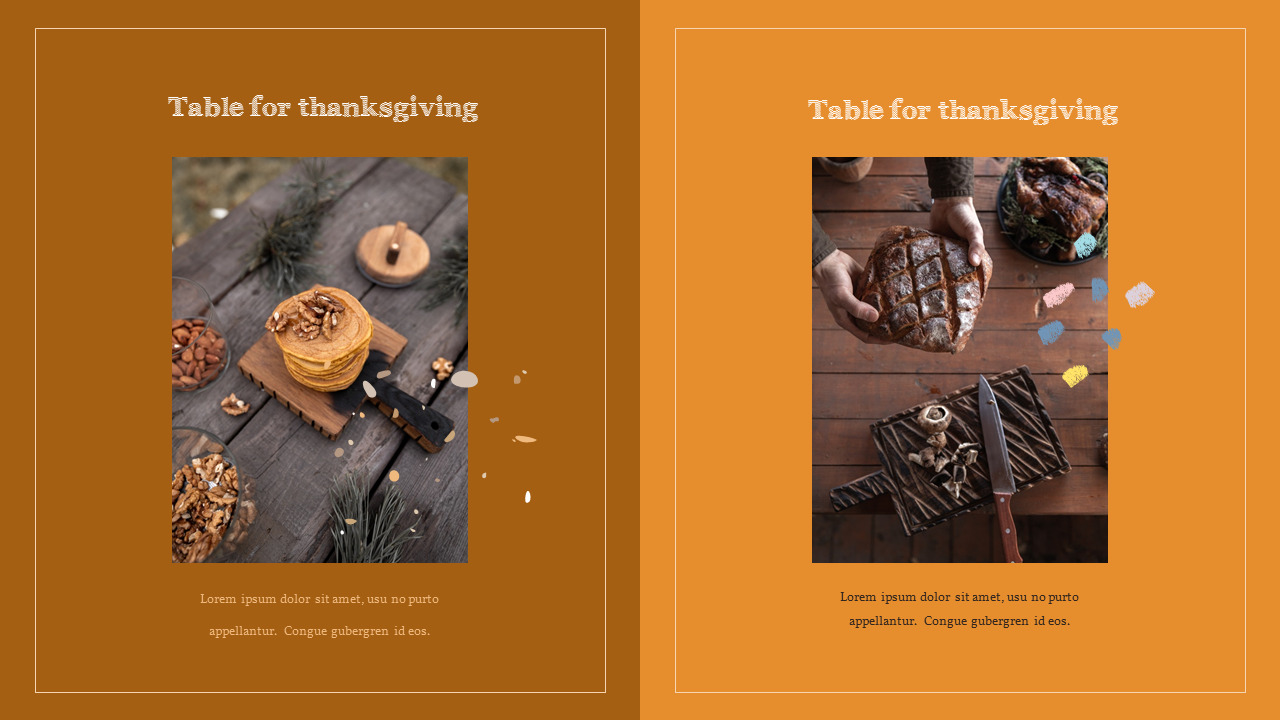 Thanksgiving Day with Family Presentation PowerPoint