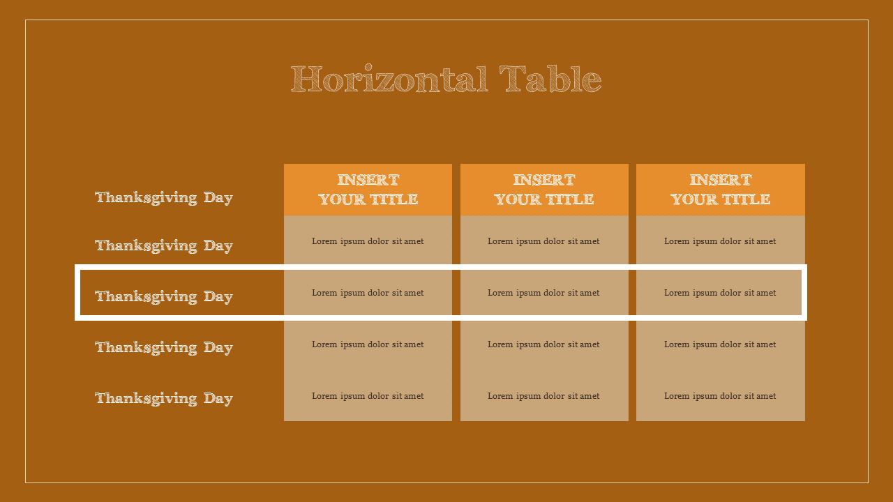 Thanksgiving Day with Family Presentation PowerPoint