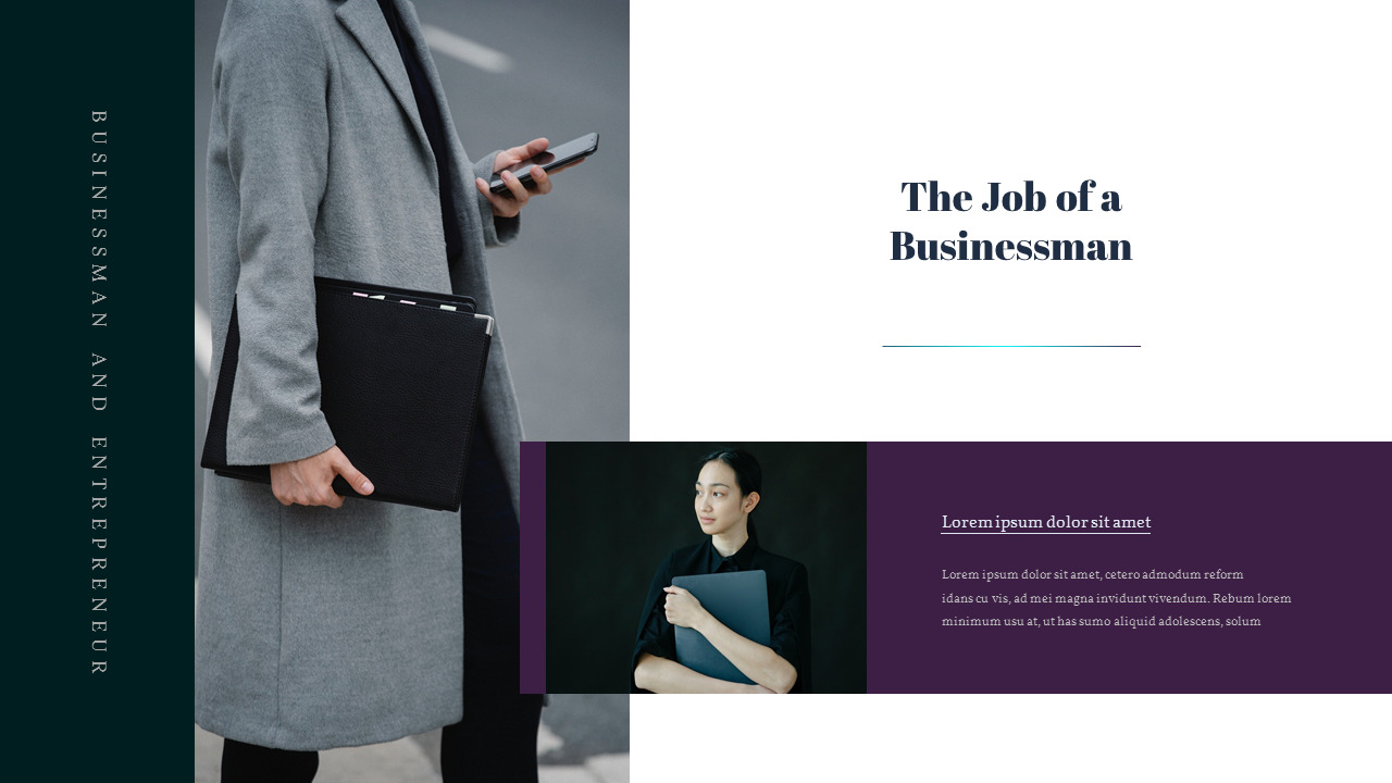 Businessman and Entrepreneur PowerPoint Presentation Templates