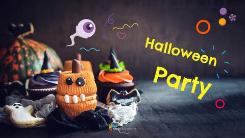 Halloween Party slide template