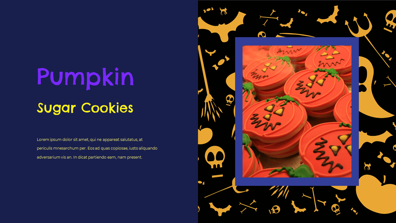 Halloween Party slide template