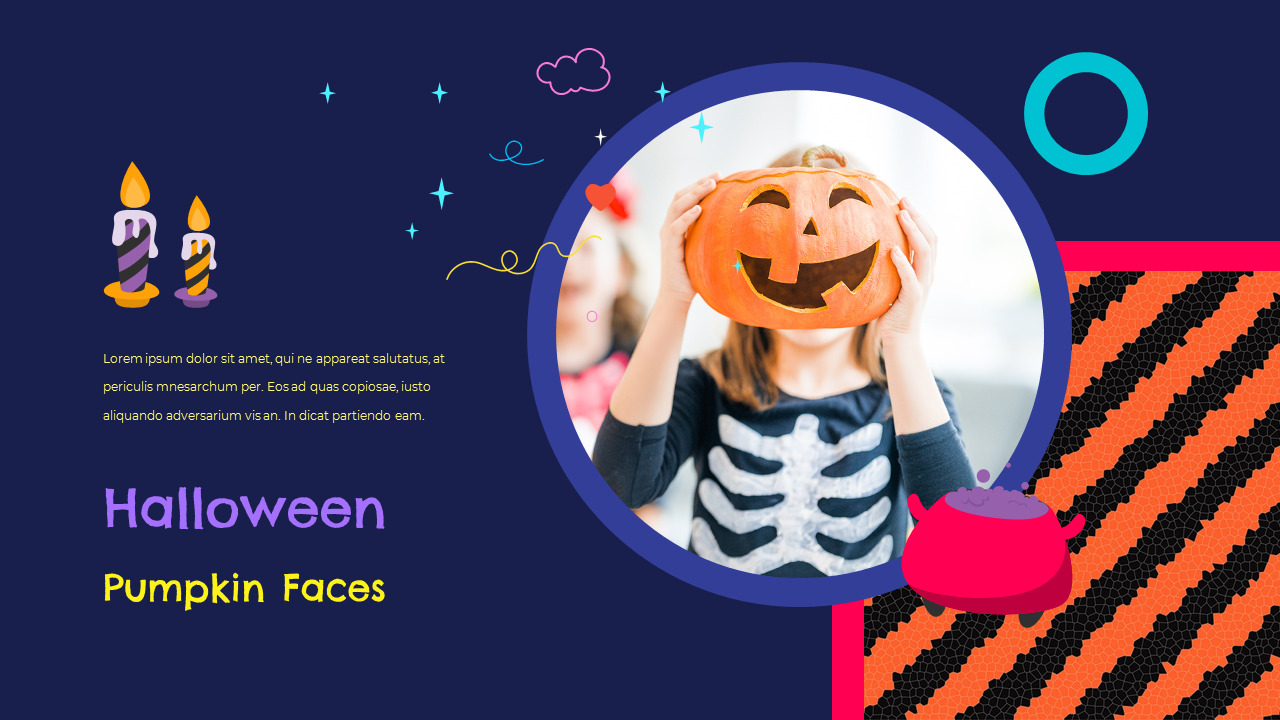 Halloween Party slide template