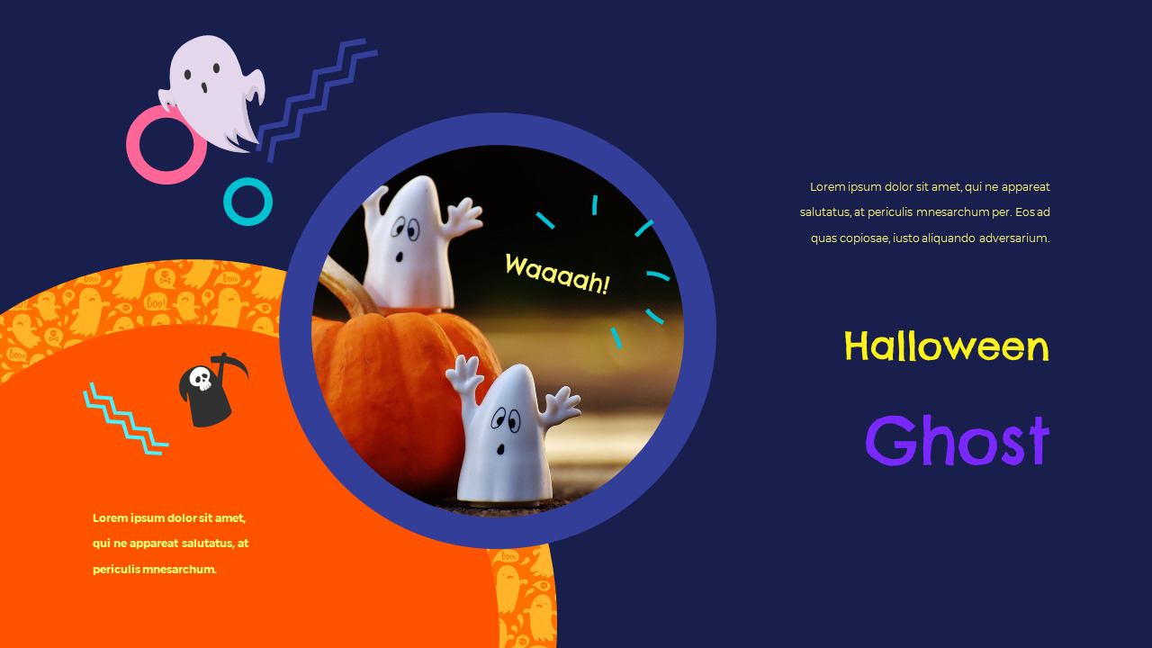 Halloween Party slide template